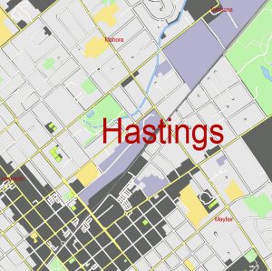 Napier New Zealand: Free download vector map of Napier New Zealand US ...