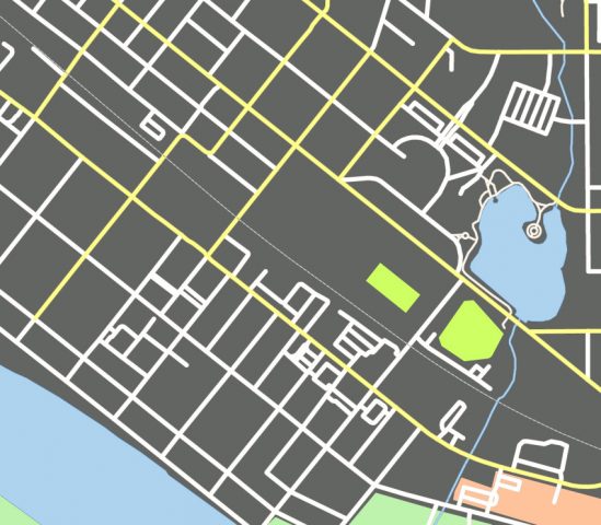 Pierre South Dakota US: Free download vector map of Pierre South Dakota ...