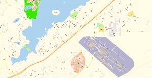 Tacoma Washington US Map Vector Exact City Plan detailed Street Map ...