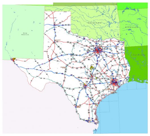 Free vector map State Texas US Adobe Illustrator and PDF download ...