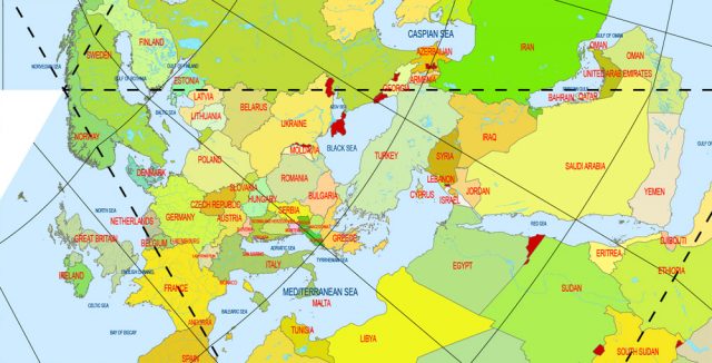 World SVG Vector Map Dymaxion Projection SVG Detailed Country names ...