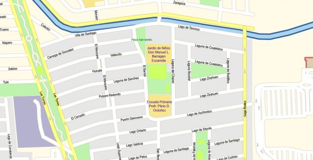 Monterrey Mexico PDF Map Vector Exact City Plan Metro Area High ...