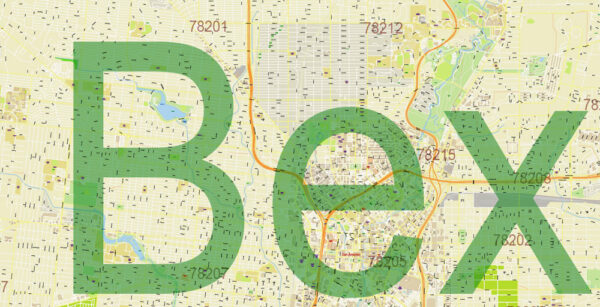 Bexar County San Antonio Texas US Map Vector Exact area Plan High ...