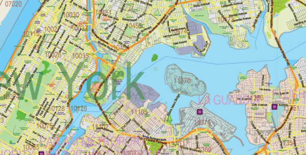 New York State US Map Vector AutoCAD: Exact State Plan High Detailed ...