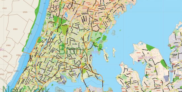 New York State US Map Vector AutoCAD: Exact State Plan High Detailed ...