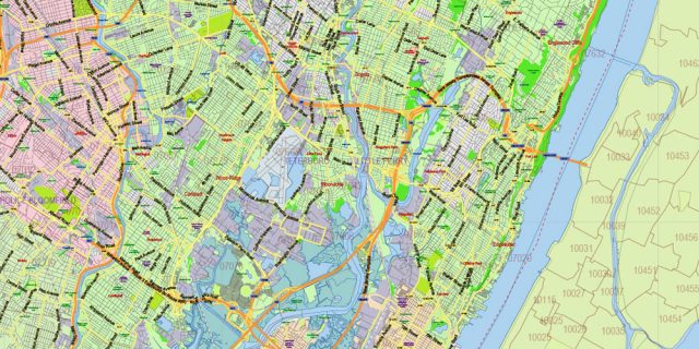 _New Jersey State US Map Vector Exact State Plan High Detailed Road Map ...