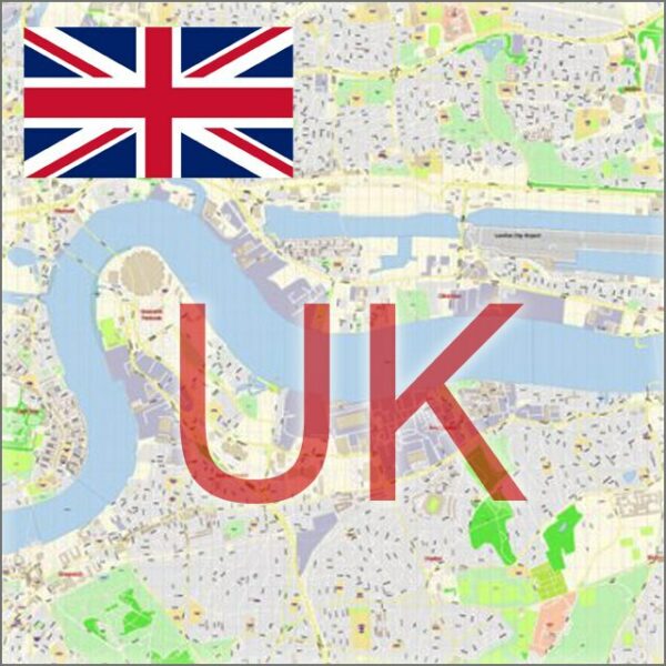 Maps of the Cities and Countries in Vector formats: Editable Adobe ...