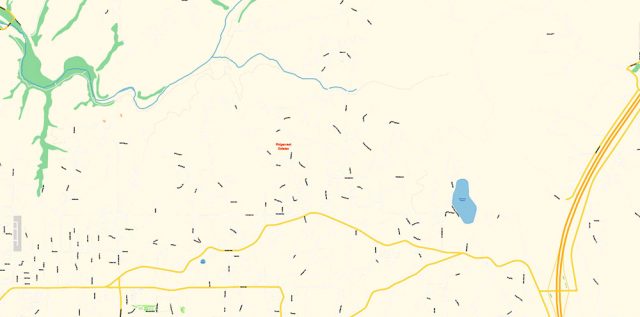 Fallbrook California 92028 US Map Vector Exact City Plan High Detailed ...