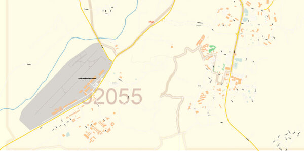 Fallbrook California 92028 US Map Vector Exact City Plan High Detailed ...