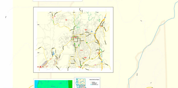 Fallbrook California 92028 US Map Vector Exact City Plan High Detailed ...