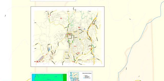 Fallbrook California 92028 US Map Vector Exact City Plan High Detailed ...