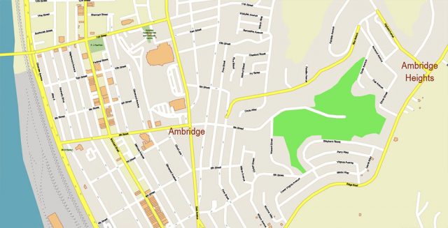 Cranberry 16066 plus surrounding zip codes Pennsylvania US PDF Map ...