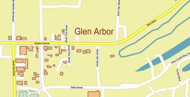 Leelanau County Michigan US Map Vector Exact High Detailed City Plan ...