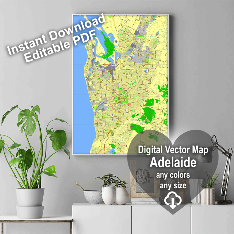 Map design for wall decor and map wall art posters: any colors, any ...