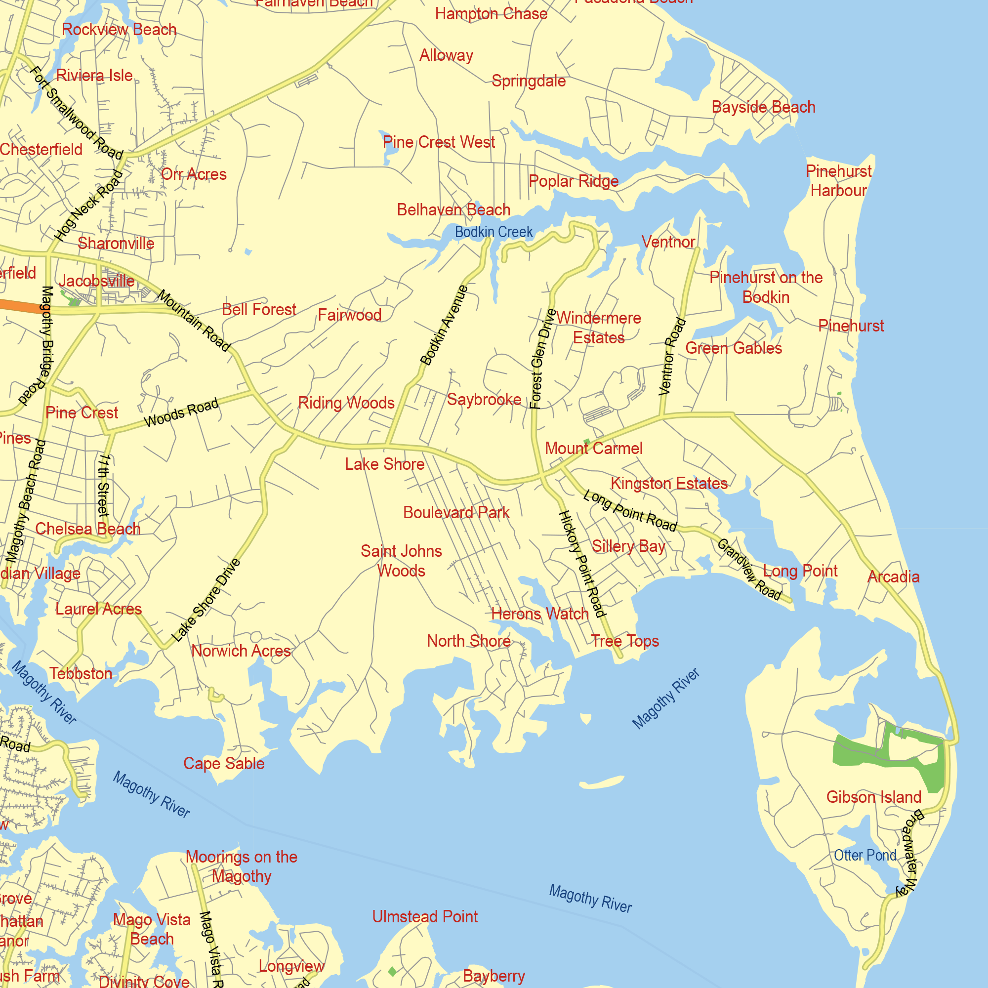 Baltimore Maryland US printable editable PDF layered Vector Map v.3