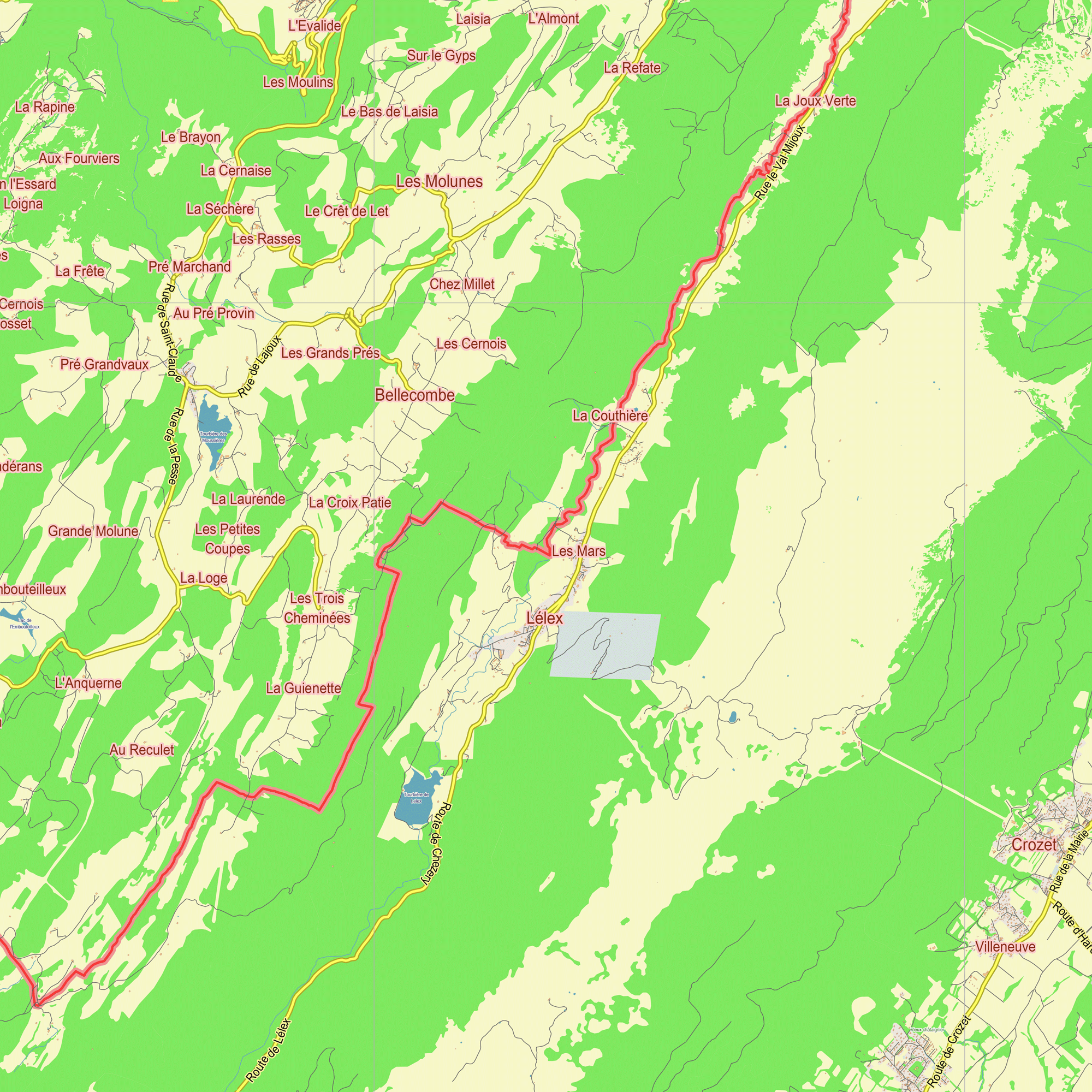 Geneva Switzerland printable editable layered PDF Vector Map – Maps in ...