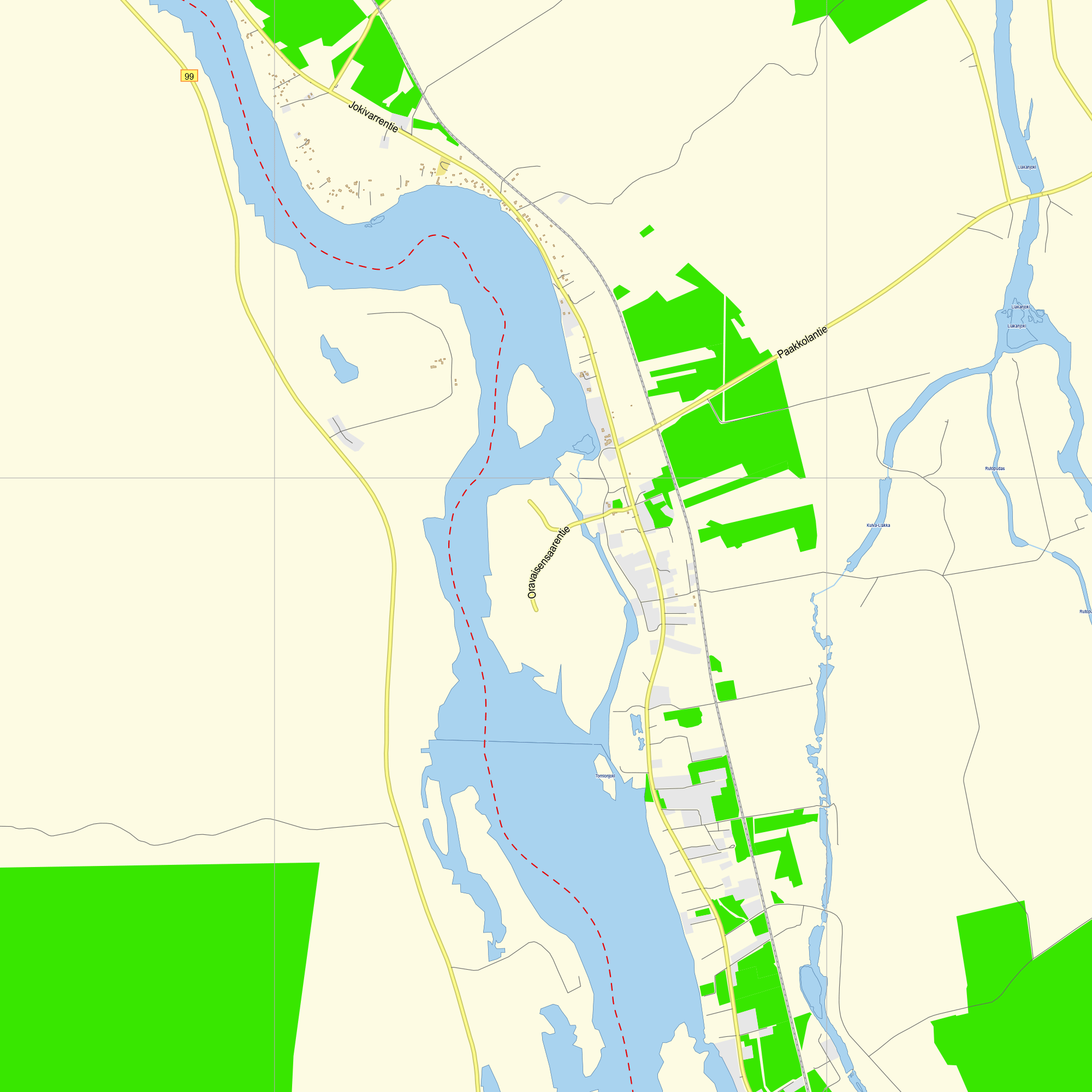 Kemi Tornio Finland printable editable layered PDF Vector Map – Maps in ...