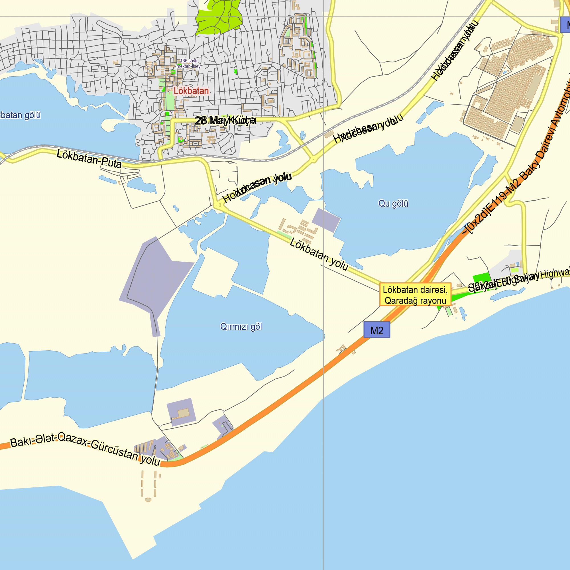 Baku Azerbaijan printable editable PDF layered Vector Map – Maps in ...