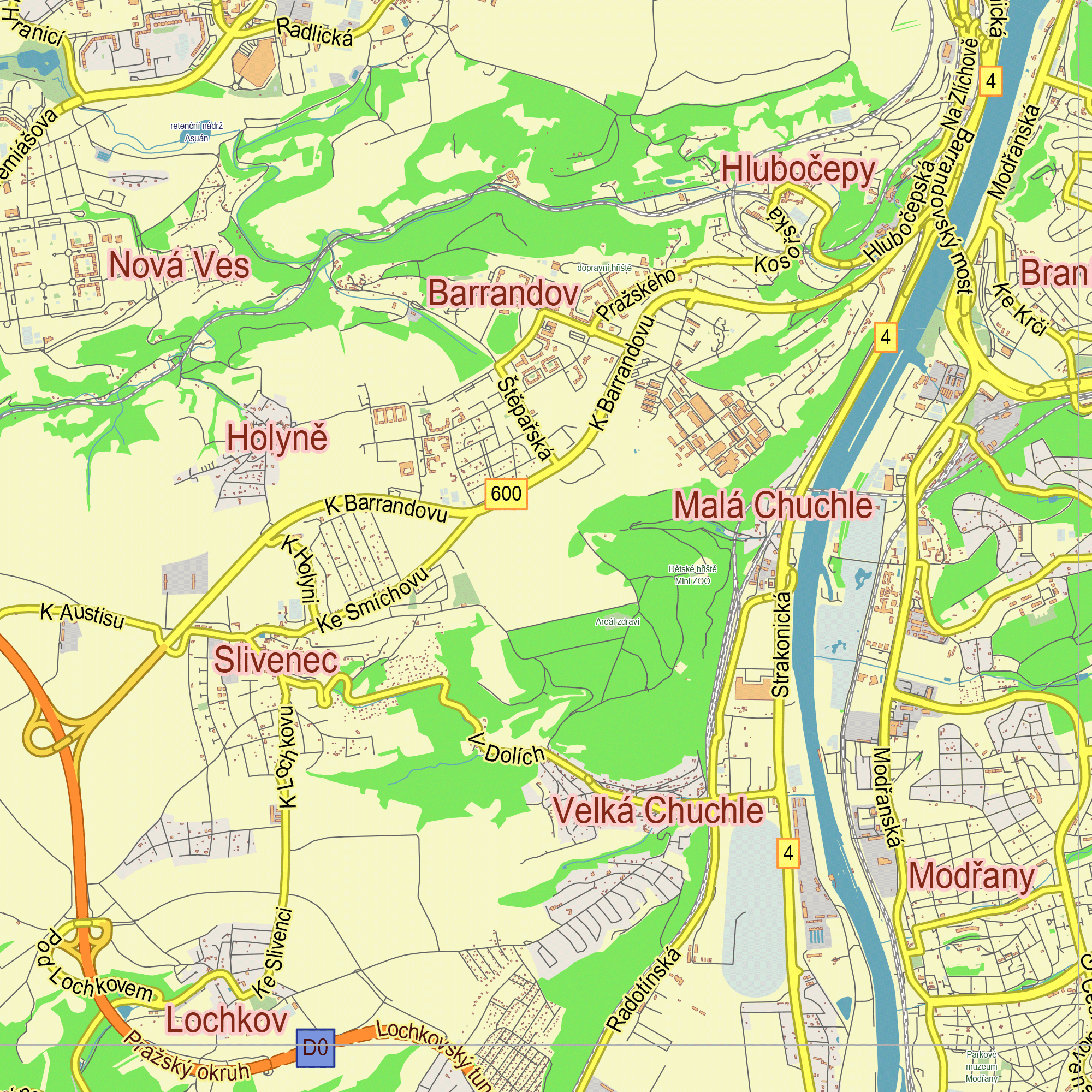 Prague Praha Czech Republic editable layered PDF Vector Map – Maps in Vector: Detailed Street ...