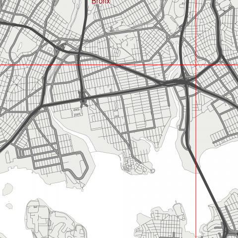 New York City US Map Vector City Plan Low Detailed (simple white ...