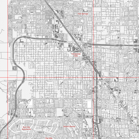 Las Vegas Nevada US Map Vector City Plan Low Detailed (simple white ...