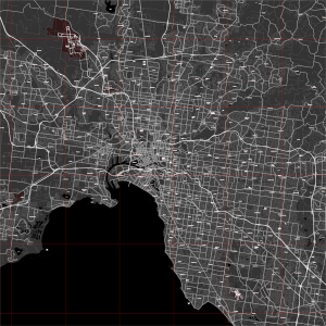 Melbourne Map PDF Vector Australia exact City Plan all ZIPcodes areas ...