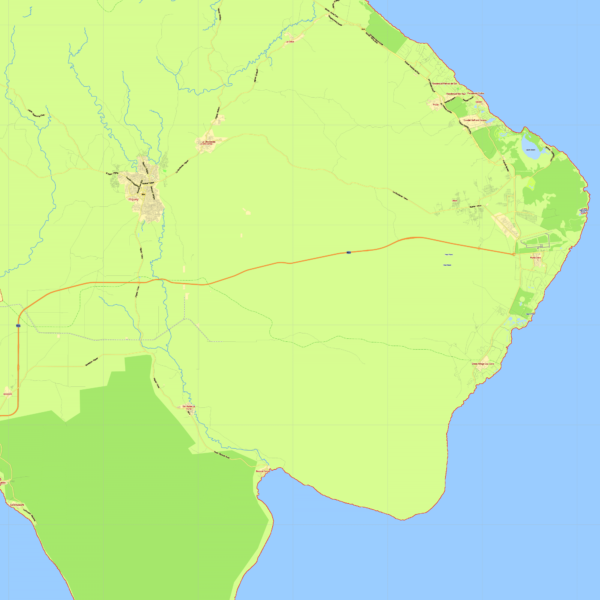 Dominican Republic editable layered PDF Vector Map – Maps in Vector ...