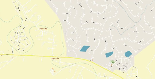 Comal County Texas US New Braunfels PDF Vector Map: Accurate Roads Plan ...