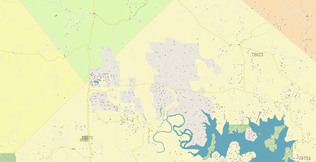 Comal County Texas US New Braunfels PDF Vector Map: Accurate Roads Plan ...