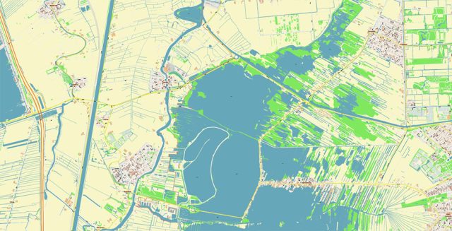 Utrecht Netherlands PDF City Vector Map Exact High Detailed editable ...