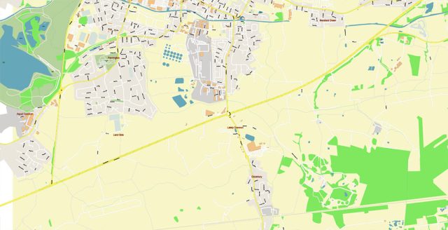 Manchester UK City Vector Map Exact High Detailed editable Adobe ...