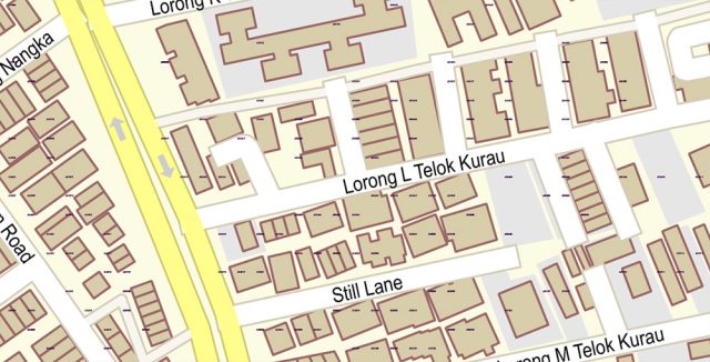 Singapore all Postcodes 01 City Vector Map Exact High Detailed editable ...