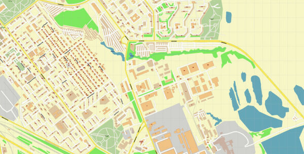 Ryazan Russia Map Vector High Detailed editable Adobe Illustrator in ...