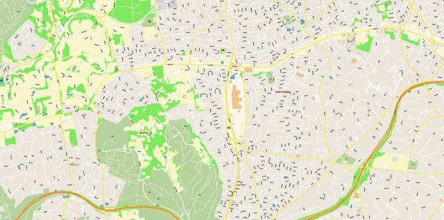 Smithtown Long Island New York US Map Vector High Detailed editable ...