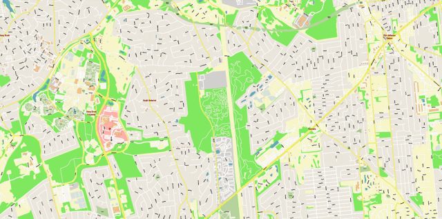 Smithtown Long Island New York US Map Vector High Detailed editable ...