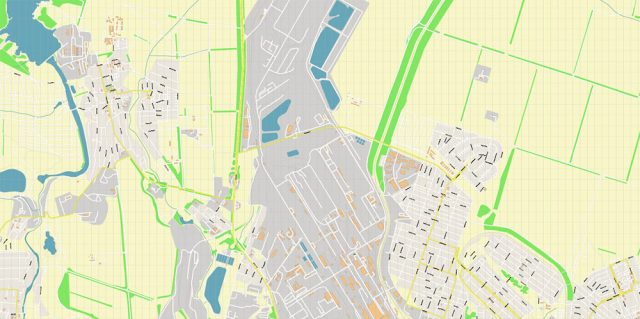 Mariupol Ukraine Map Vector Exact City Plan High Detailed Street Map ...