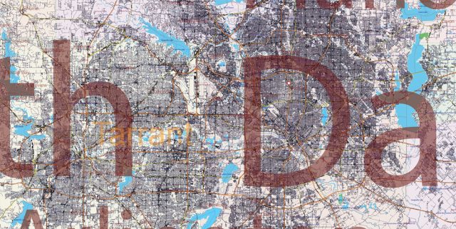 Texas State US Map Vector Exact Roads Plan High Detailed Street Map ...