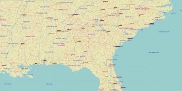 _World Geo Lat-Long Projection Political Vector Map High detailed fully ...