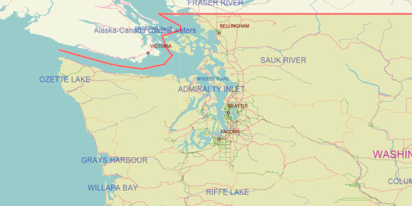 _World Geo Lat-Long Projection Political Vector Map High detailed fully ...