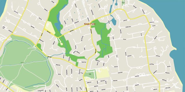 New York City: Manhattan + Long Island NY US PDF Vector Map: City Plan ...