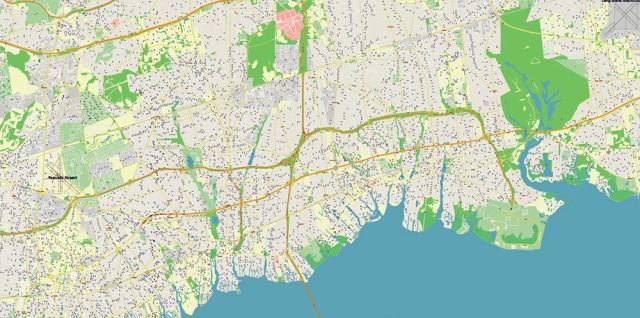 New York City: Manhattan + Long Island NY US PDF Vector Map: City Plan ...