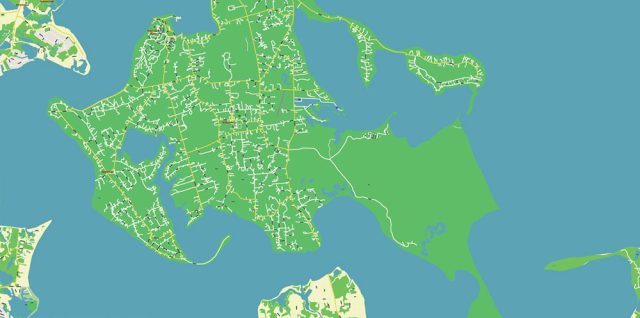 New York City: Manhattan + Long Island NY US PDF Vector Map: City Plan ...