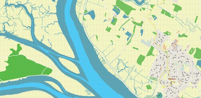 Colchester UK Map Vector City Plan High Detailed Street Map editable ...