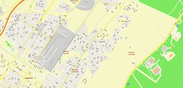 Hoover Alabama US Map Vector City Plan High Detailed Street Map ...