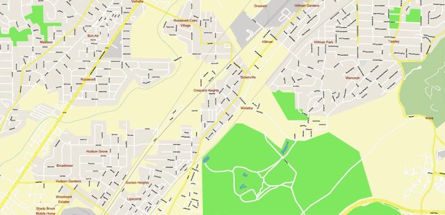 Hoover Alabama US Map Vector City Plan High Detailed Street Map ...