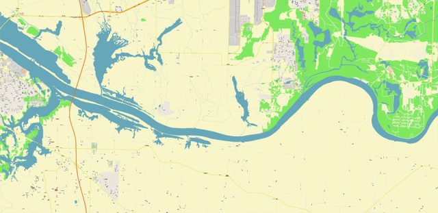 Huntsville Alabama US PDF Vector Map: City Plan High Detailed Street ...