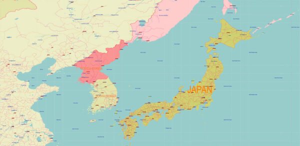 _World Geo Lat-Long Projection Political Vector Map (1989 year, USSR ...