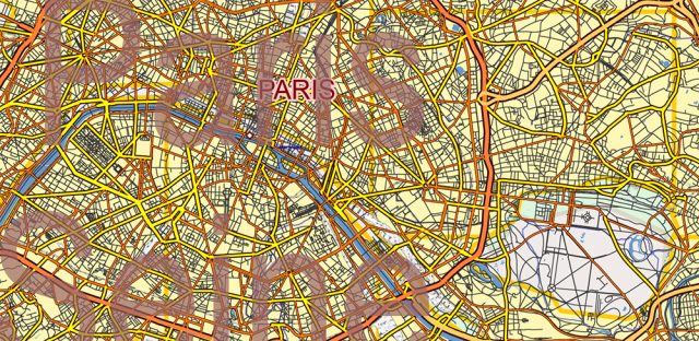 _France Vector Map Extra High detailed All Roads, fully editable ...
