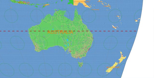 World PDF Interrupted Goode’s Homolosine Projection Political Vector ...