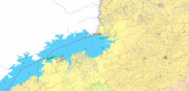 Zimbabwe Vector Map high detailed road map + admin areas + cities and ...